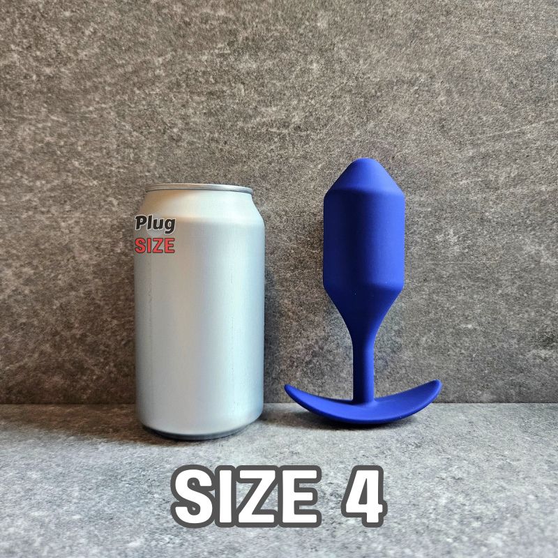 Snug Plug - 7 Sizes Weighted Butt Plug, Dimensions & Design - PLUG SIZE